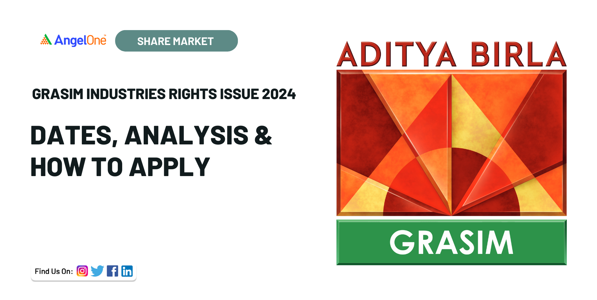 Grasim Logo Grasim Industries Rs 4,000 Crore Rights Issue Over